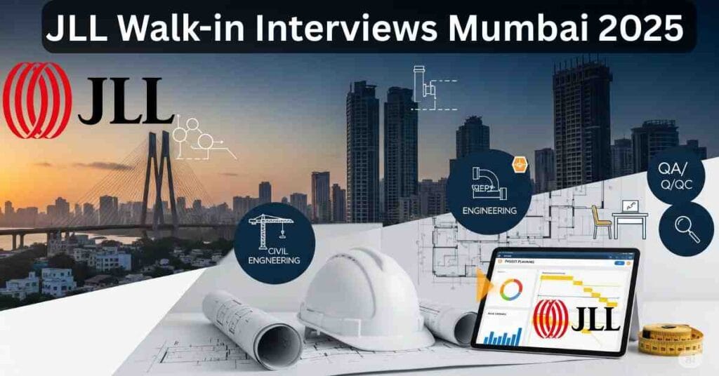 Exciting JLL Walk-in Interviews Mumbai 2025 Project Lead - Civil ...